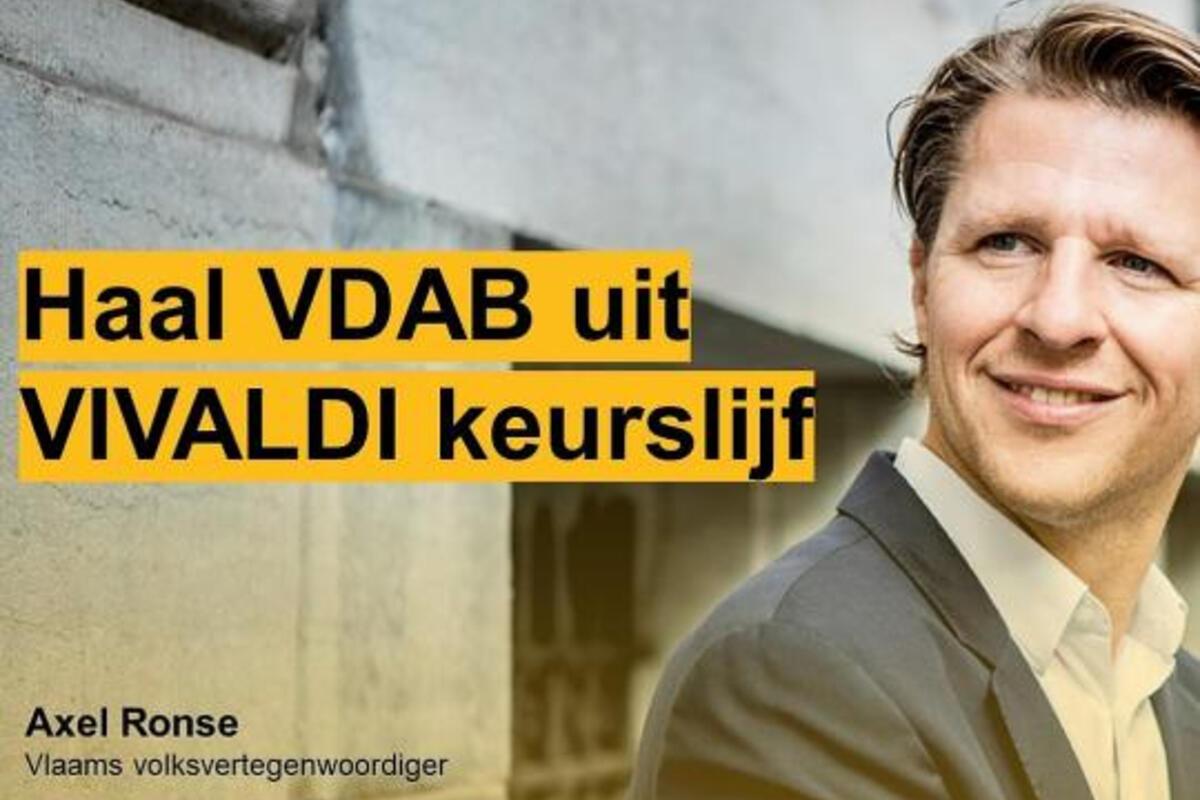 N-VA: ‘Haal VDAB uit Vivaldi keurslijf’ | Axel Ronse