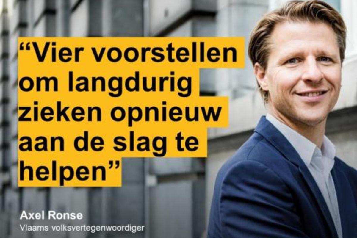 1 op 4 langdurig zieken na traject opnieuw aan de slag | Axel Ronse